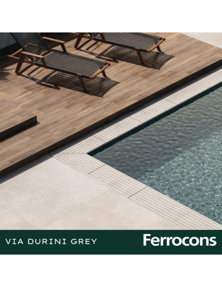 PORTOBELLO VIA DURINI GREY 60X60 NAT RET